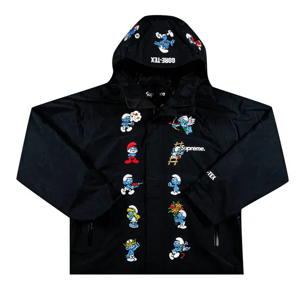 Supreme X Smurfs Gore-tex Shell Jacket - Black