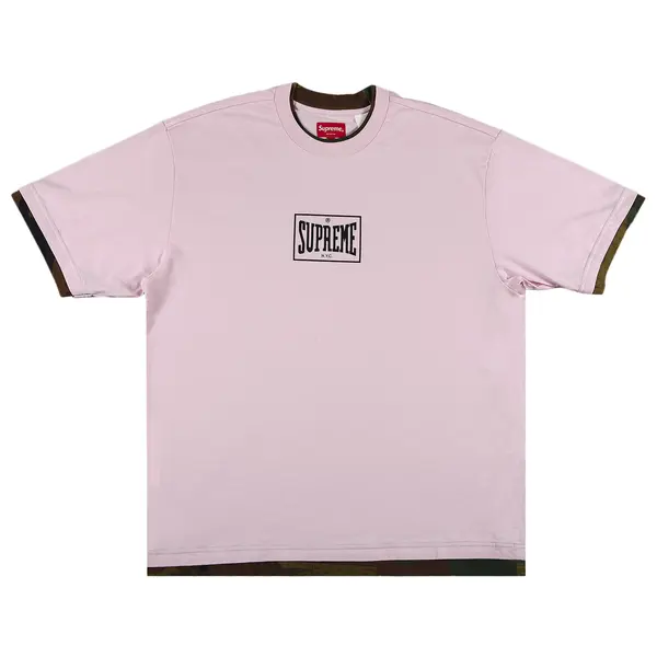 Supreme Layered Short-sleeve Top - Pink