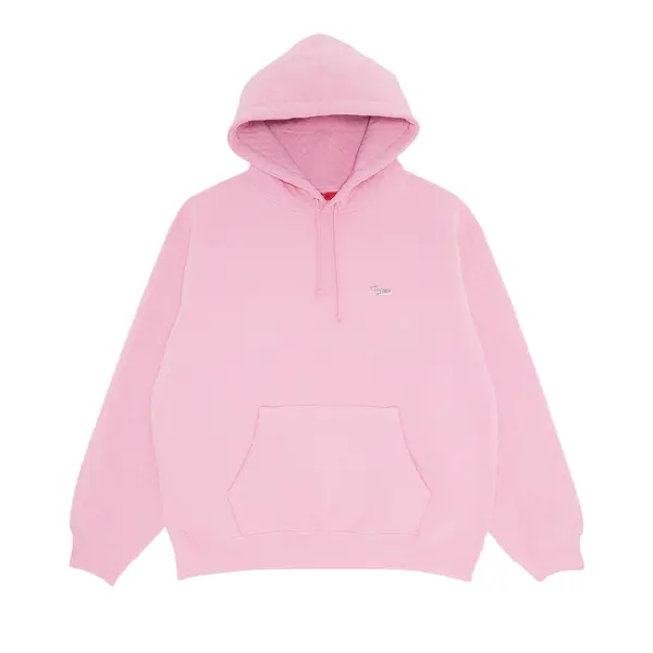 Micro Quilted Hooded Sweatshirt