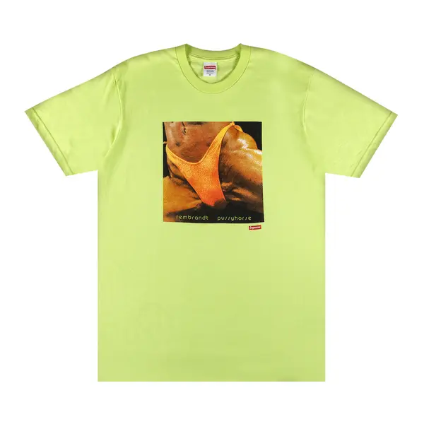 Supreme X Butthole Surfers Rembrandt Pussyhorse Tee - Green