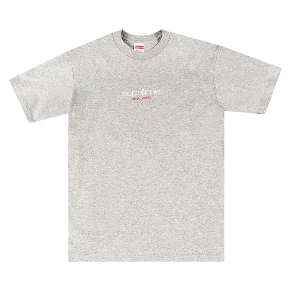 Supreme Classic Logo Tee 'heather - Grey