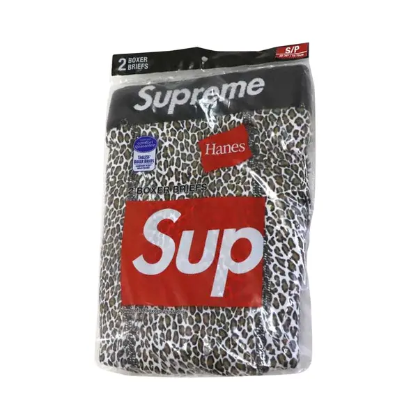 Supreme X Hanes Leopard Boxer Briefs 'leopard - Brown