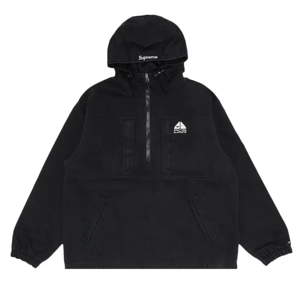 Supreme X Nike Acg Denim Pullover - Black