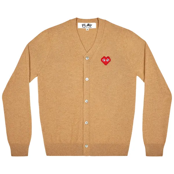 Play Comme Des Garcon Heart Cardigan