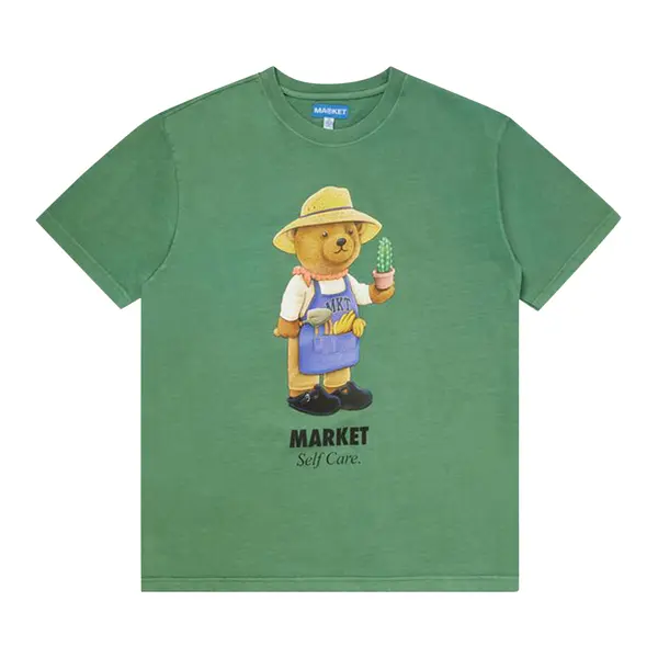 MARKET Botanical Bear T-shirt - Green