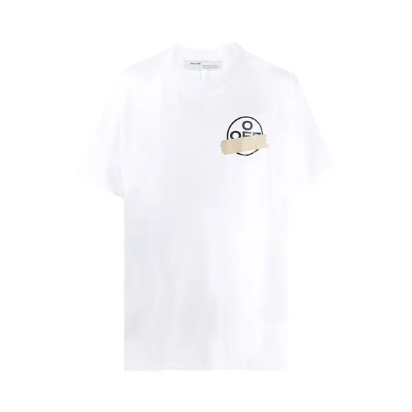Off-White Tape Arrows Short Sleeve Over T-shirt - White