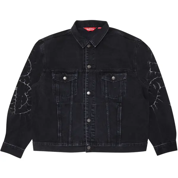 Supreme Shibori Denim Trucker Jacket