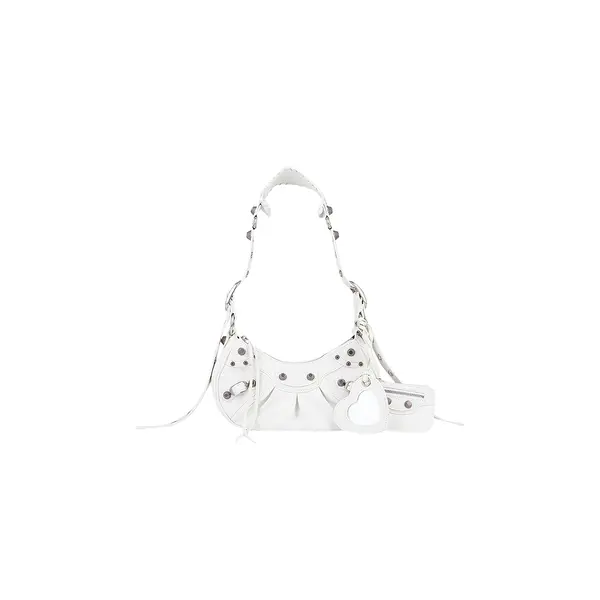Balenciaga Xs Le Cagole Shoulder Bag - White