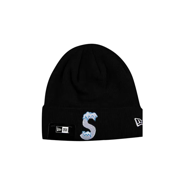 Supreme X New Era S Logo Beanie - Black