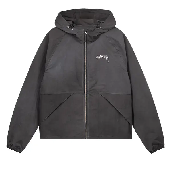 StÜssy Wave Dye Beach Shell - Black