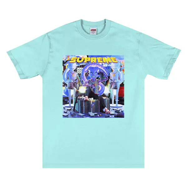 Supreme Richest Tee 'turquoise - Blue