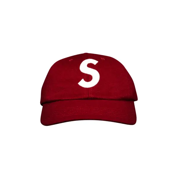 Supreme Wool S Logo 6-panel Cap - Red