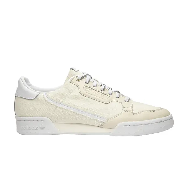 Adidas Donald Glover X Continental 80 'blank Canvas' Sneakers - Cream