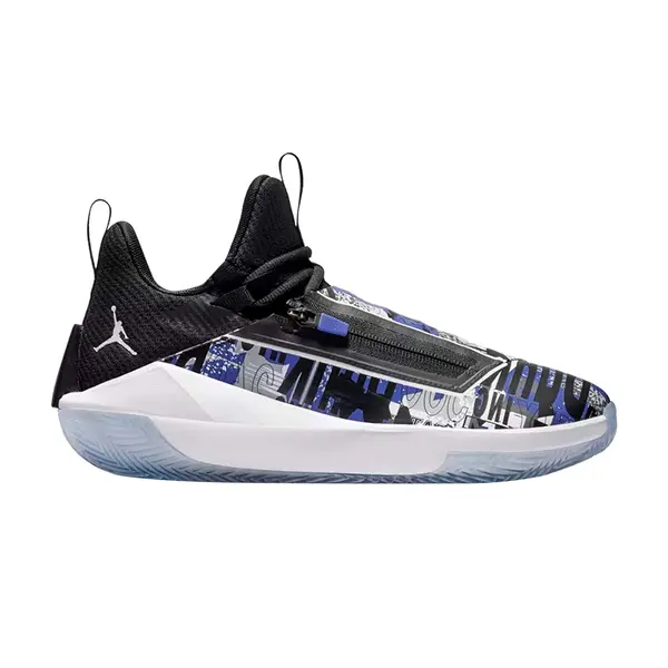 JORDAN Jumpman Hustle Sneakers - Purple