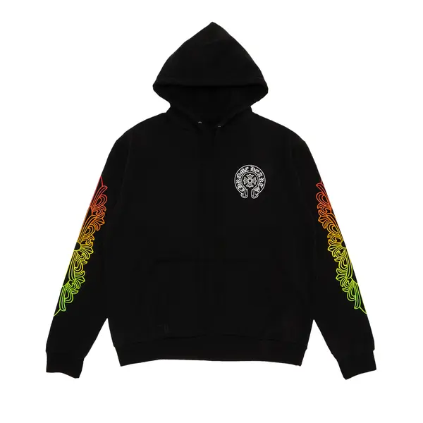 Chrome Hearts Floral Sleeve Gradient Made In Hollywood Hoodie