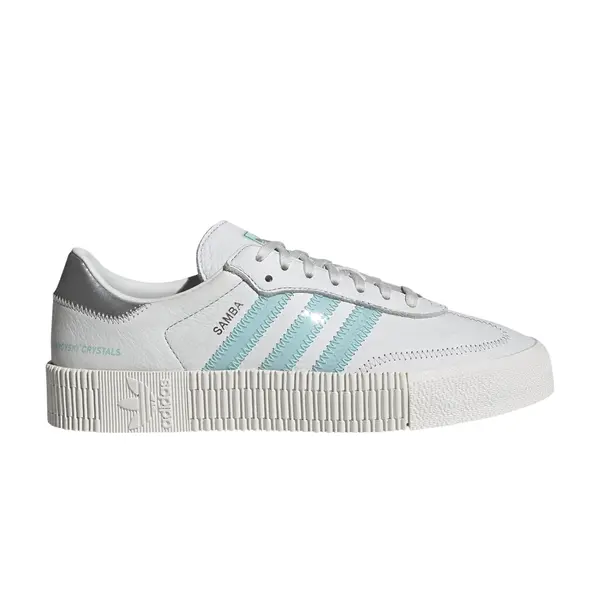 Adidas Swarovski Sambarose Sneakers - White | Editorialist