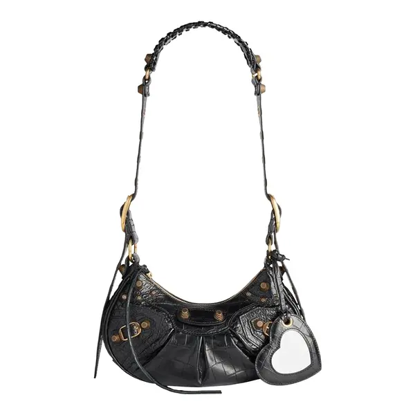 Balenciaga Le Cagole Xs Shoulder Bag - Black