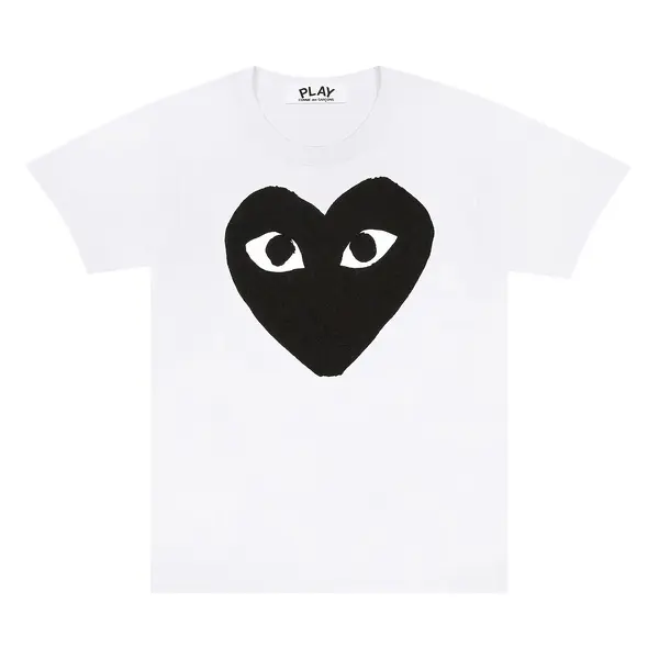 Play Comme Des Garcon Black Heart T-shirt - White