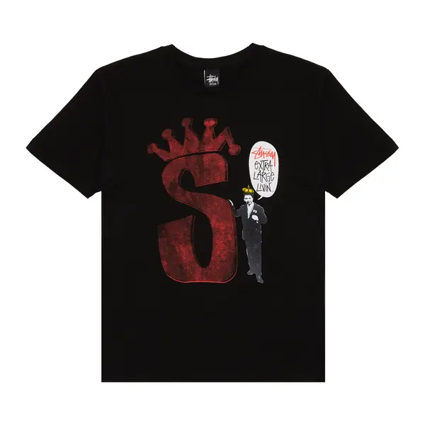 StÜssy Crown Livin' Tee - Black