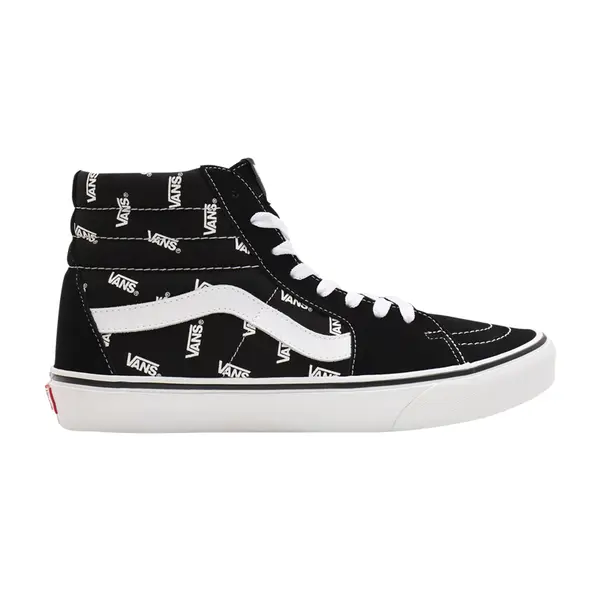 VANS Sk8-hi Allover Logo Sneakers - Black