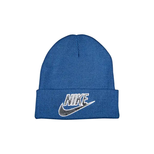 Supreme X Nike Snakeskin Beanie - Blue