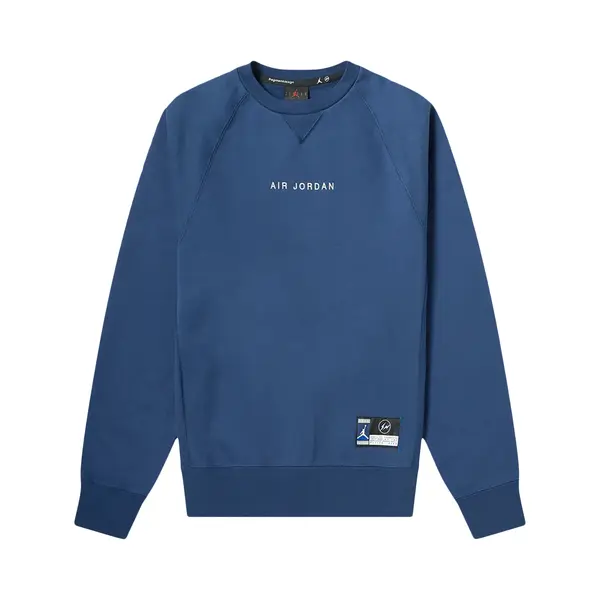 JORDAN X Fragment Crewneck - Blue