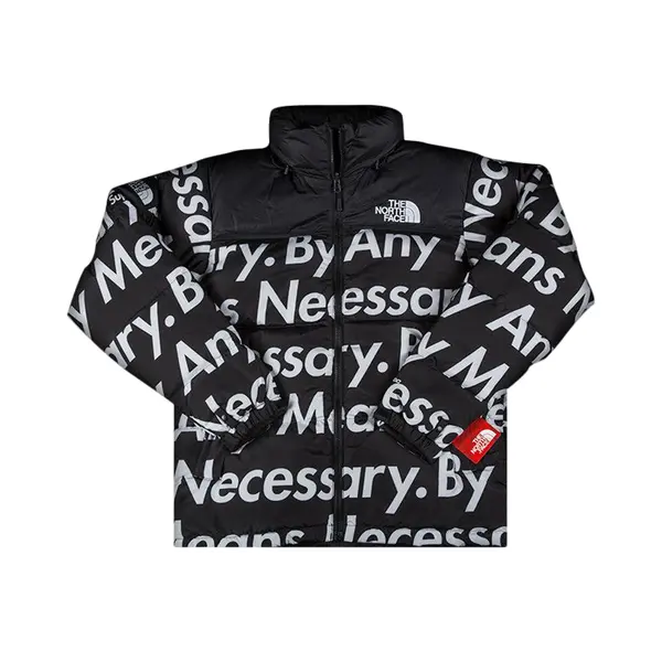 Supreme X The North Face Any Means Nuptse Jacket - Black