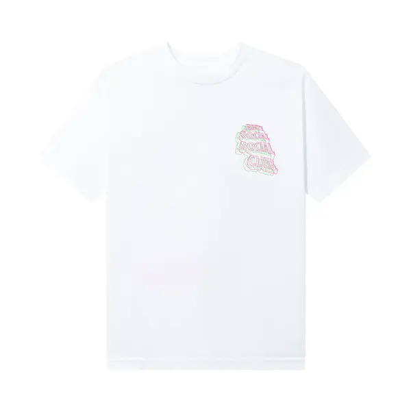 ANTI SOCIAL SOCIAL CLUB Neon Lights And A Lot Of Rain Tee - White