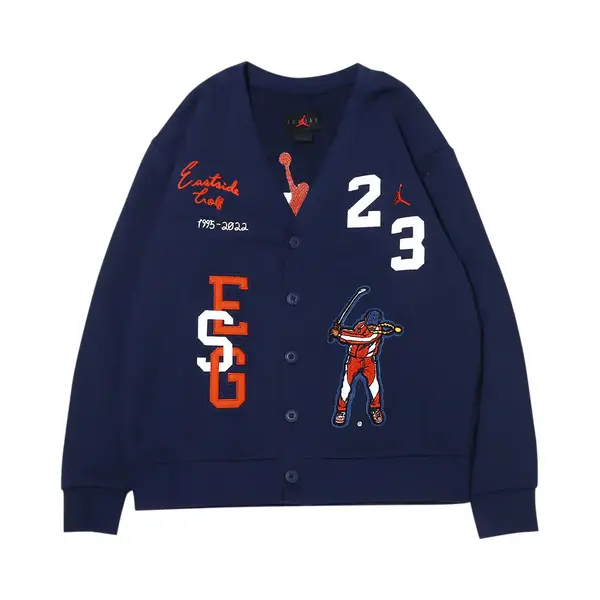 JORDAN X Eastside Golf Cardigan - Blue