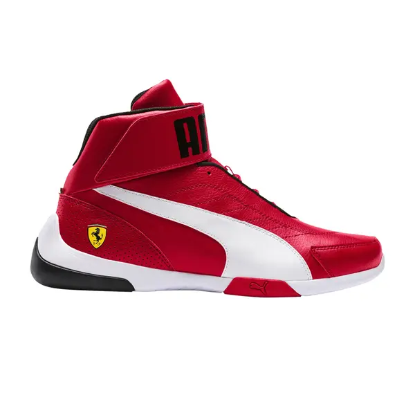 PUMA Scuderia Ferrari Kart Cat Mid 3 High Sneakers - Red
