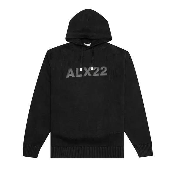 1017 Alyx 9sm Logo Knit Hooded Sweater