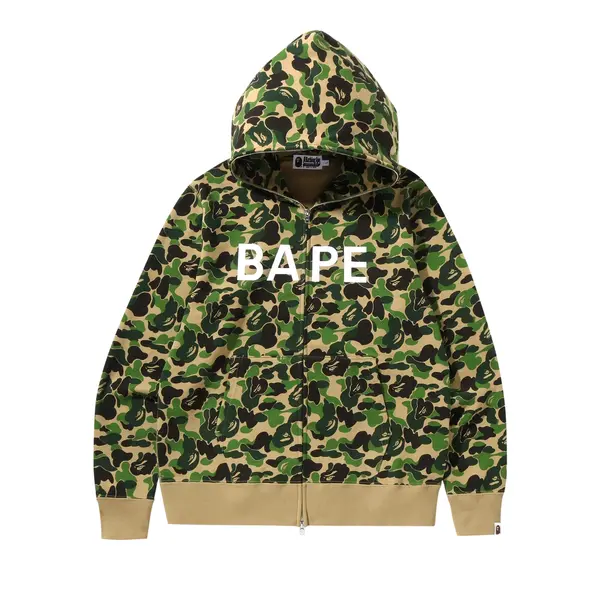 A BATHING APE Abc Camo Full Zip Hoodie