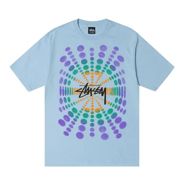 StÜssy Atticus Pigment Dyed Tee 'sky