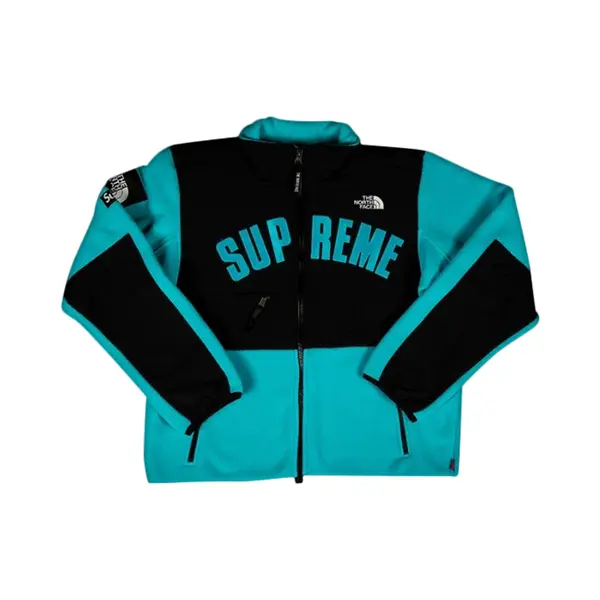 Supreme X The North Face Arc Logo Denali Fleece Jacket - Teal