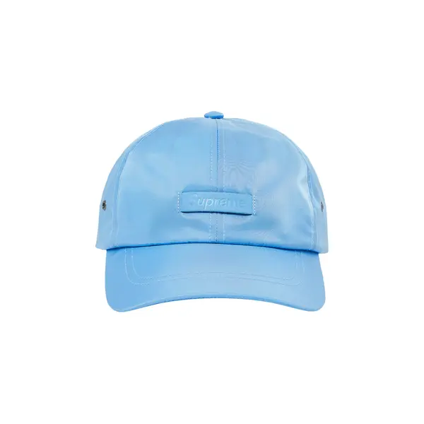 Supreme Leather Patch 6-panel Cap - Blue