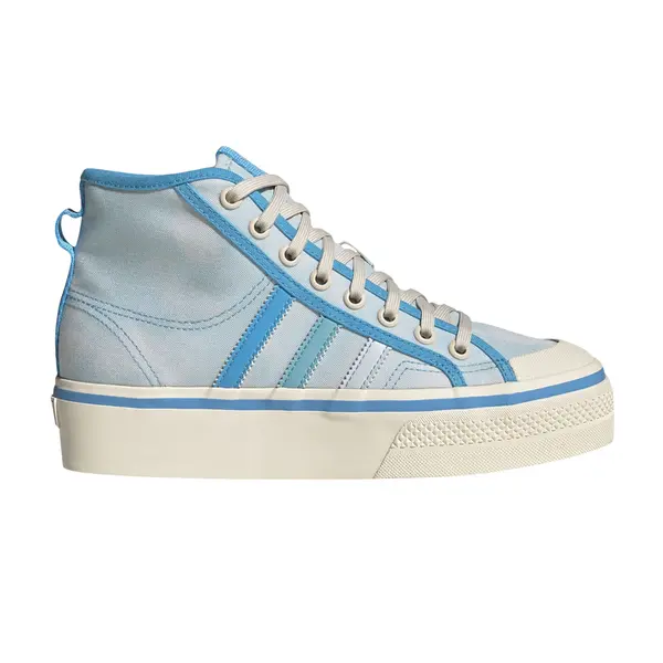 Adidas Nizza Platform Mid High-top Sneakers - Blue
