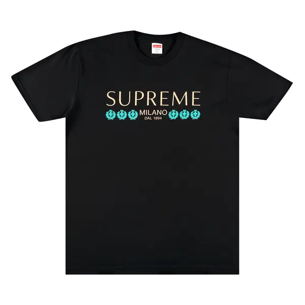 Supreme Milano Tee - Black
