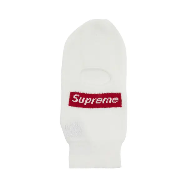 Supreme X New Era Box Logo Balaclava - White