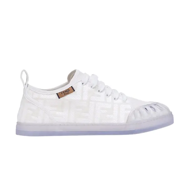 Fendi Roma Canvas Low Sneakers