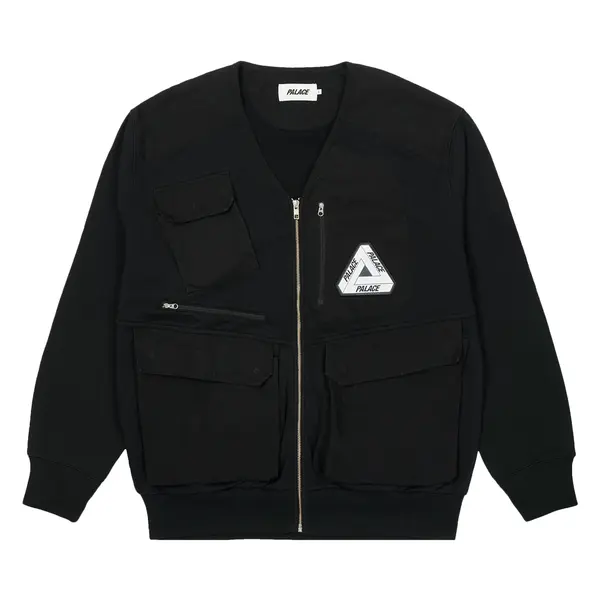 PALACE Utility Zip Front Panel Sweat