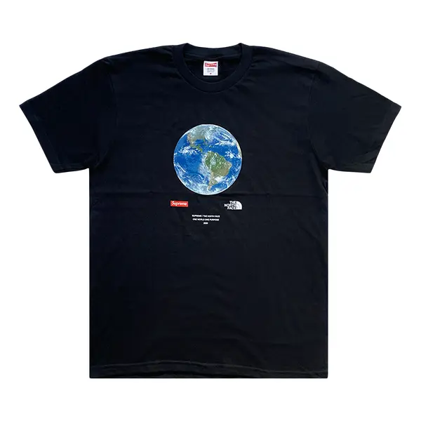 Supreme X The North Face One World Tee - Black