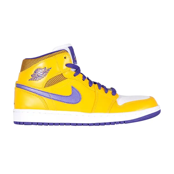JORDAN 1 Mid 'lakers - Gold