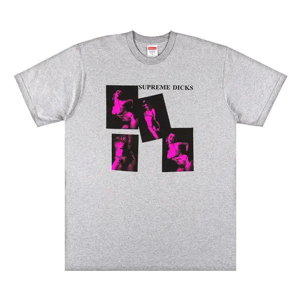 Supreme Dicks Tee - Grey
