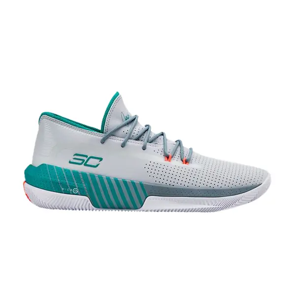 Under Armour Curry 3zer0 3 Athletic Sneakers - Grey