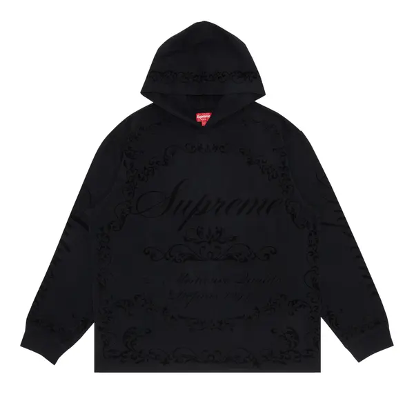 Supreme Celebré Hooded Long-sleeve Top - Black