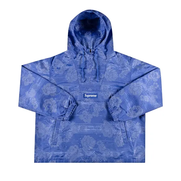 Supreme Floral Tapestry Anorak - Blue | Editorialist