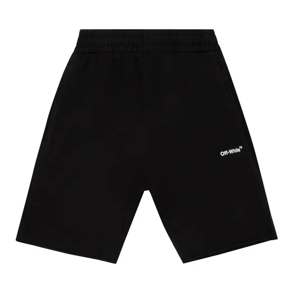 Off-White Diag Helvetica Sweatshorts - Black