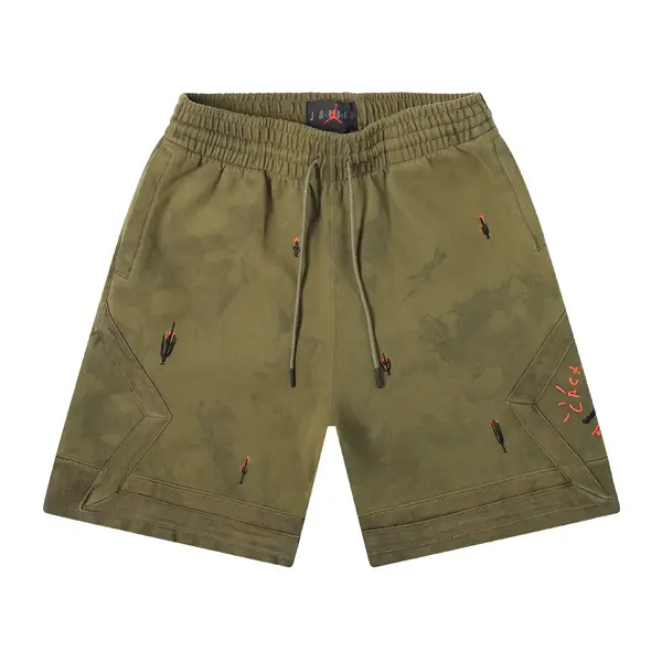 TRAVIS SCOTT X Air Jordan Washed Suede Shorts - Green