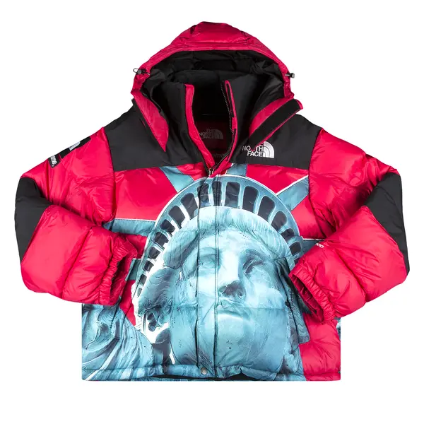 Supreme X The North Face Statue Of Liberty Baltoro Jacket - Red