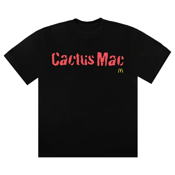CACTUS JACK BY TRAVIS SCOTT X Mcdonald's Cactus Mac T-shirt - Black